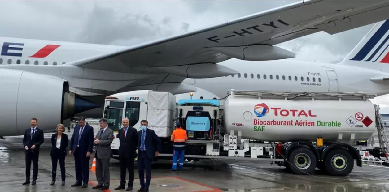 First intercontinental flight with fuel made of cooking oil